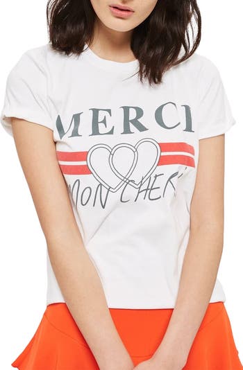 Topshop Merci Mon Cheri Tee | Nordstrom