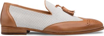 Mezlan Spectator Wingtip Tassel Loafer (Men) | Nordstrom