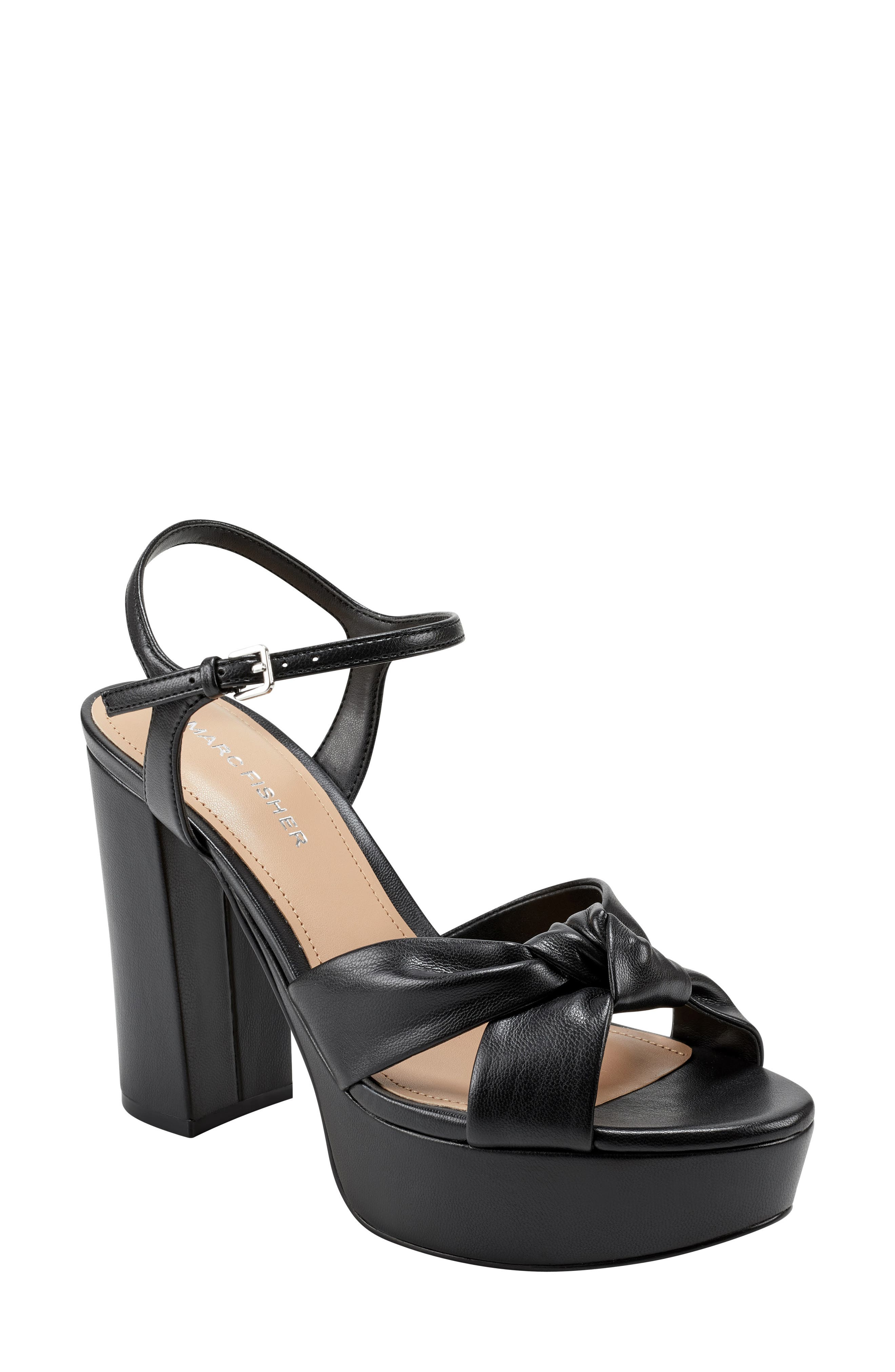 Marc Fisher Deren Platform Heeled Sandal (Women) | Nordstromrack