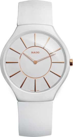 RADO True Thin Ceramic Strap Watch, 39mm | Nordstrom
