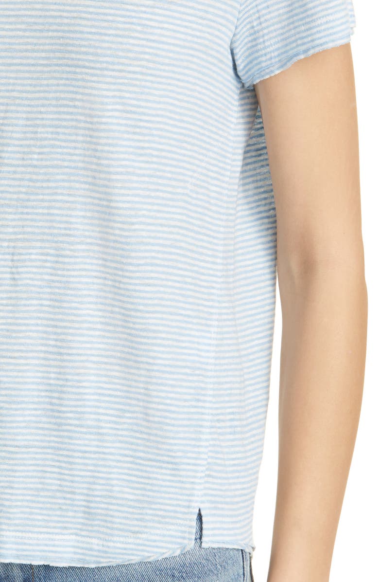 FRAME Easy True Organic Linen T-Shirt | Nordstromrack