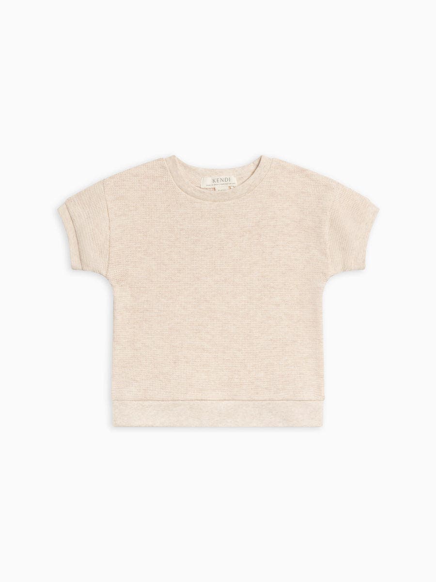 Colored Organics Ali Organic Waffle Short Sleeve Tee | Nordstrom