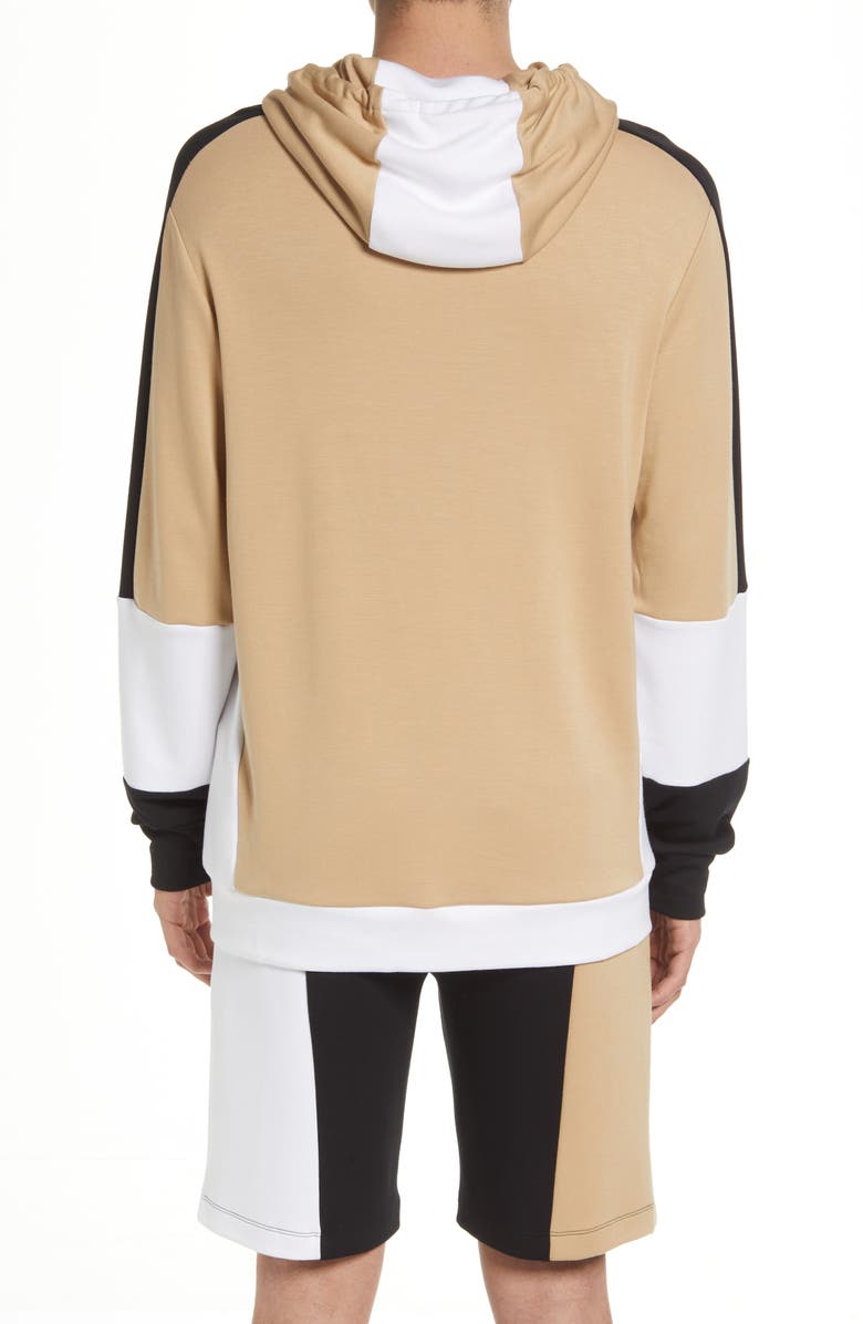 KARL LAGERFELD PARIS Men's Kidult Oversize Colorblock Hoodie ...