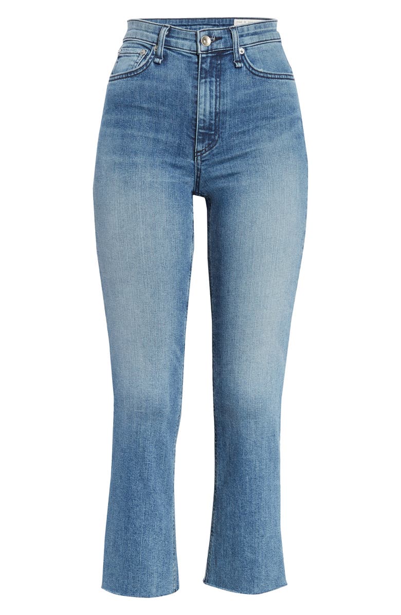 rag & bone Nina High Waist Crop Flare Jeans | Nordstromrack