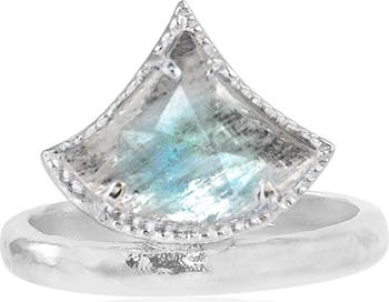 LEGEND AMRAPALI SILVER Kimaya Fan Stack Ring in Sterling Silver ...