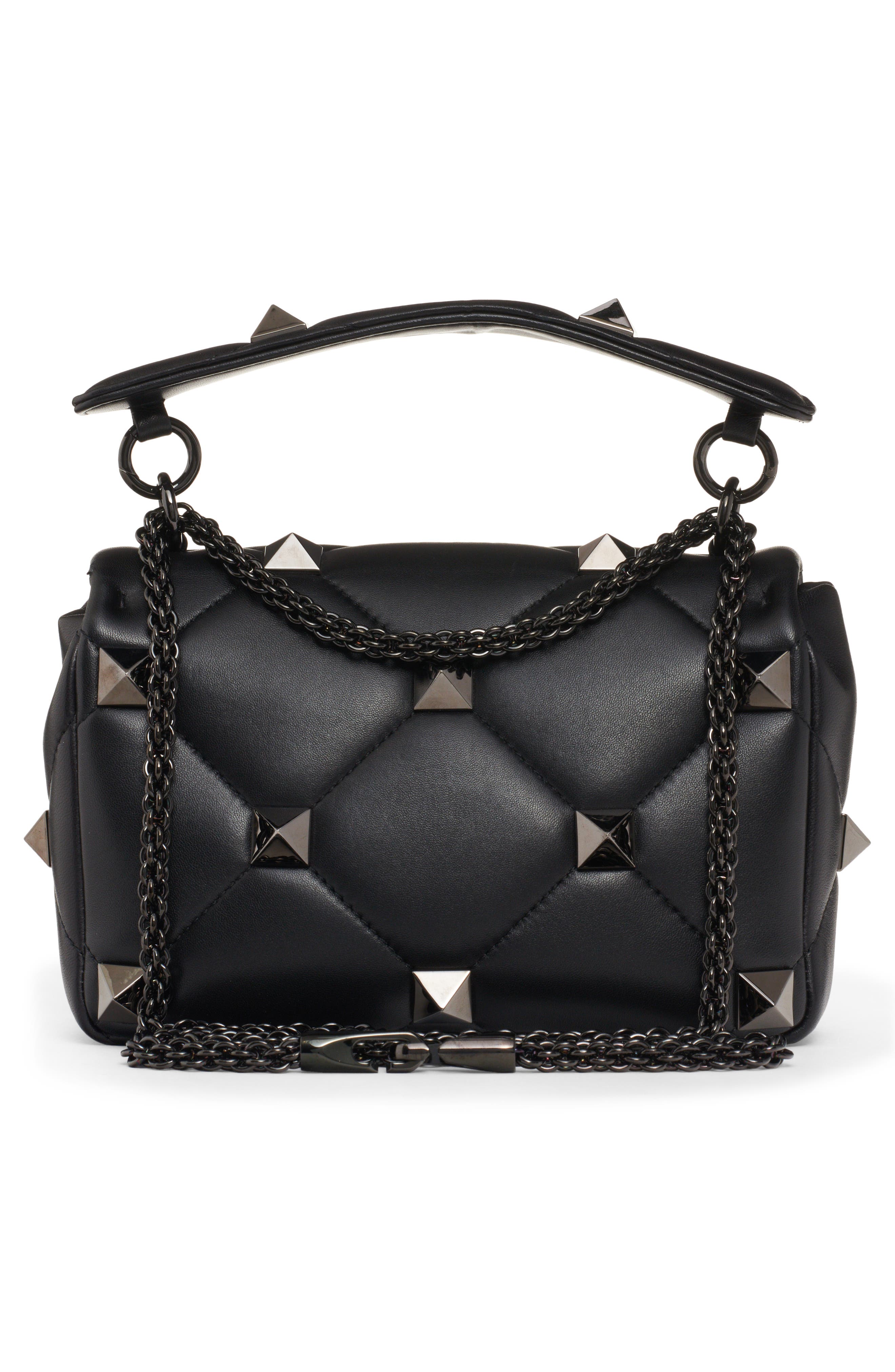 Valentino Garavani Large Roman Stud Leather Shoulder Bag | Nordstrom