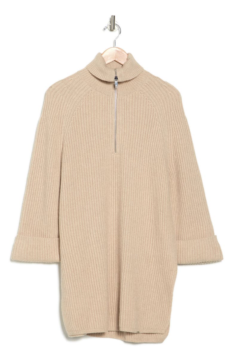 Reiss Jean Half Zip Wool Blend Tunic Sweater | Nordstromrack
