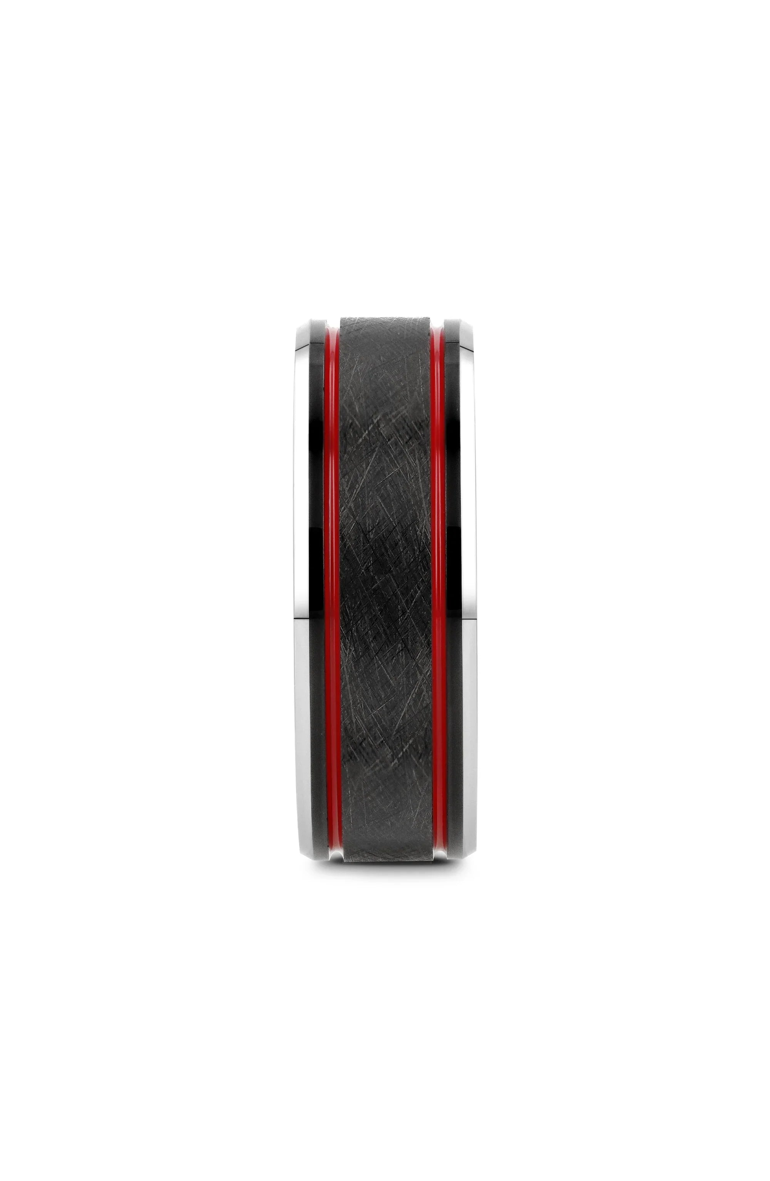 Larson Jewelers Olis Wire Finish Tungsten Wedding Band | Nordstrom