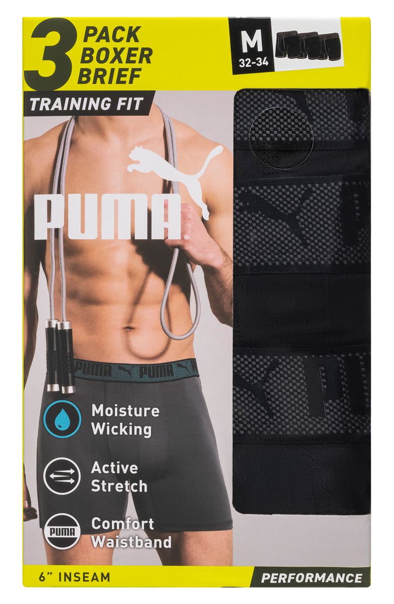 PUMA 3-Pack Flex Training Boxer Briefs | Nordstromrack