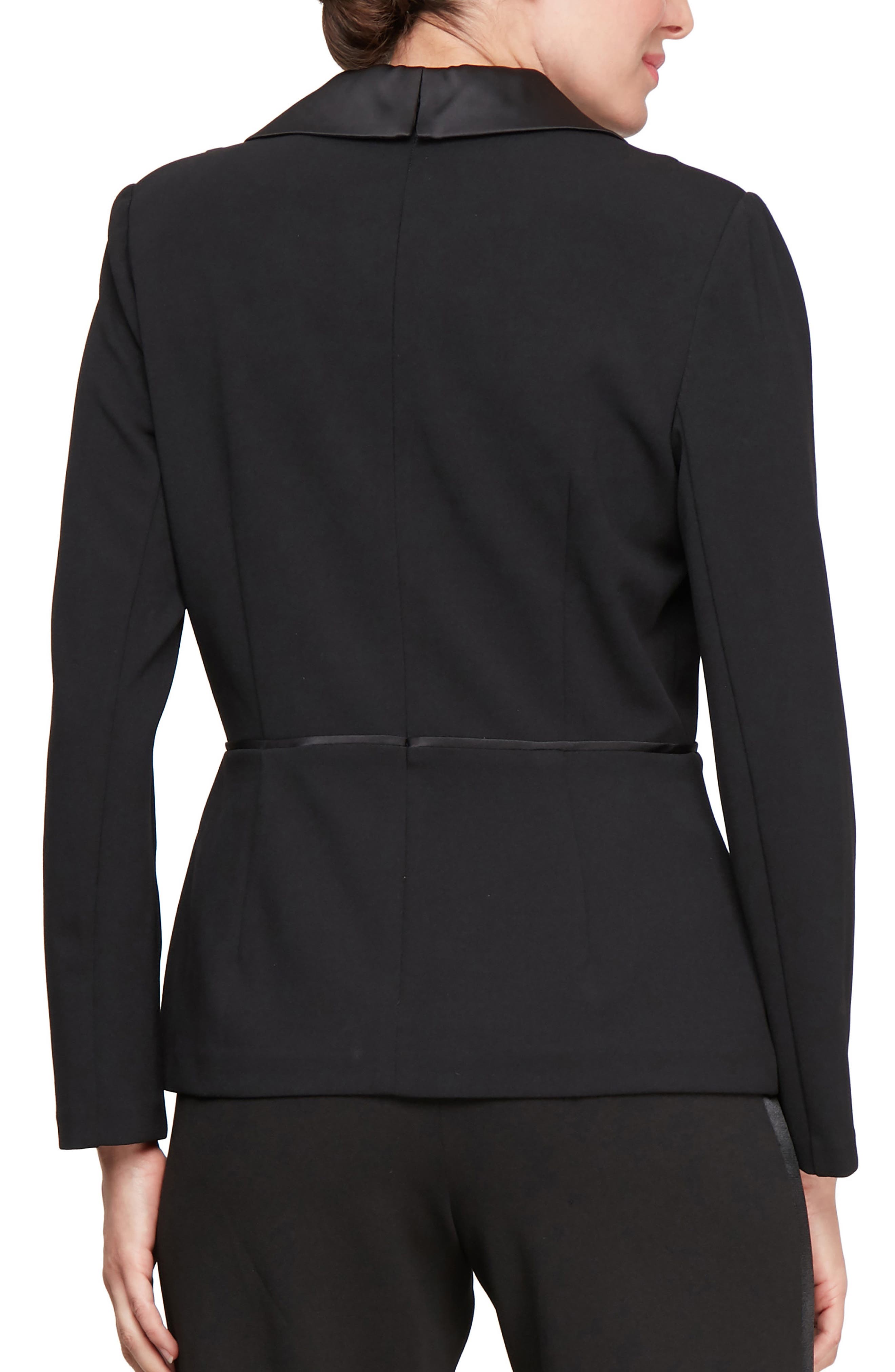 Alex Evenings Stretch Crepe Tuxedo Top | Nordstromrack