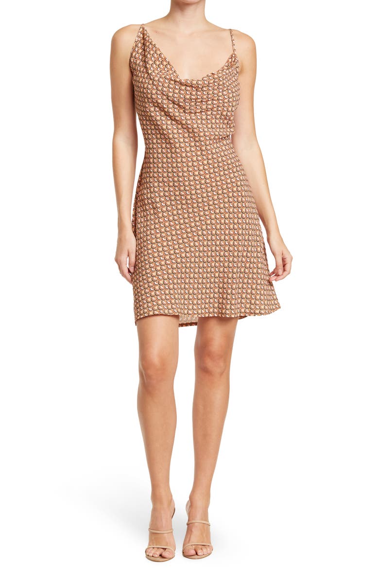 Charlie Holiday Kenzie Printed Sleeveless Dress | Nordstromrack