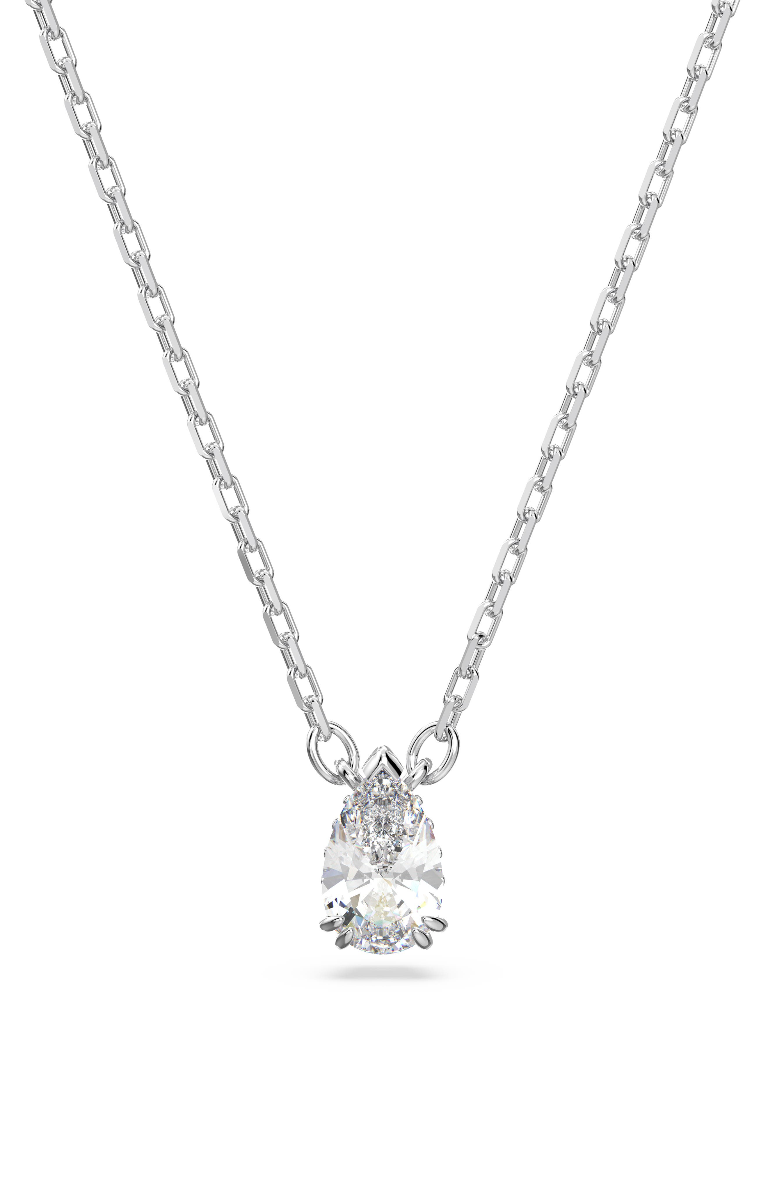 Stilla Pear Crystal Pendant Necklace (Women) | Nordstrom