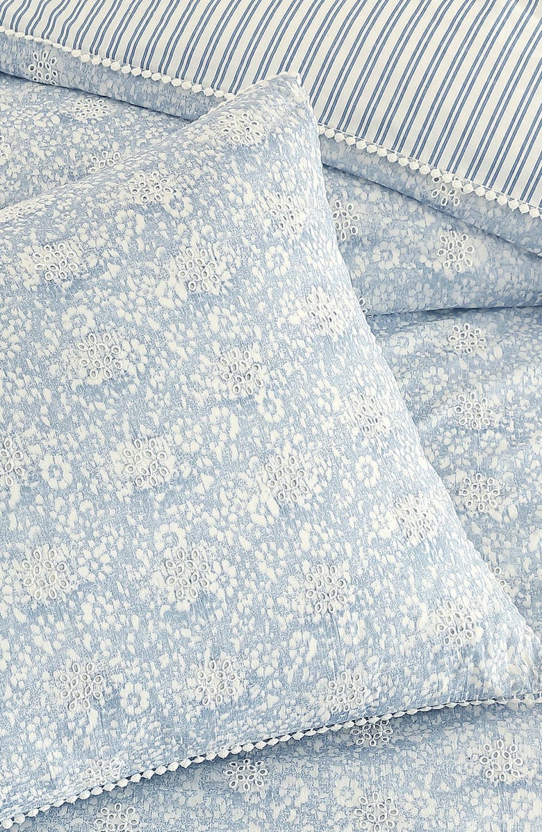 Peri Home Ikat Eyelet Comforter & Shams Set | Nordstrom