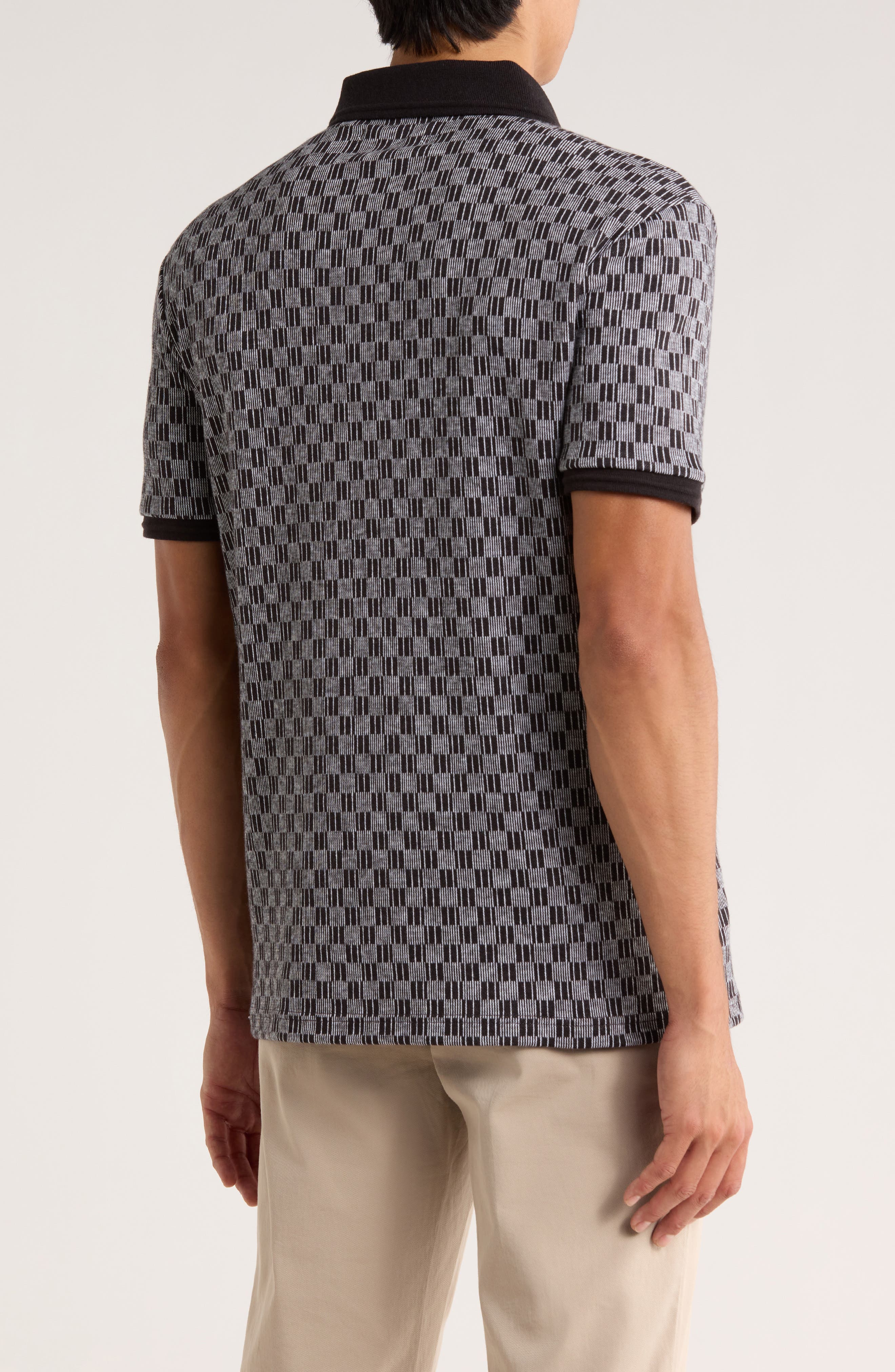 Original Penguin Check Jacquard Knit Polo | Nordstromrack
