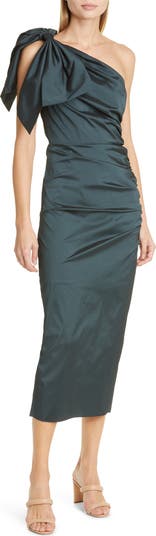 Veronica Beard Beilis Ruched One-Shoulder Cocktail Dress | Nordstromrack