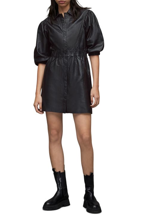 Women's Leather (Genuine) Dresses | Nordstrom