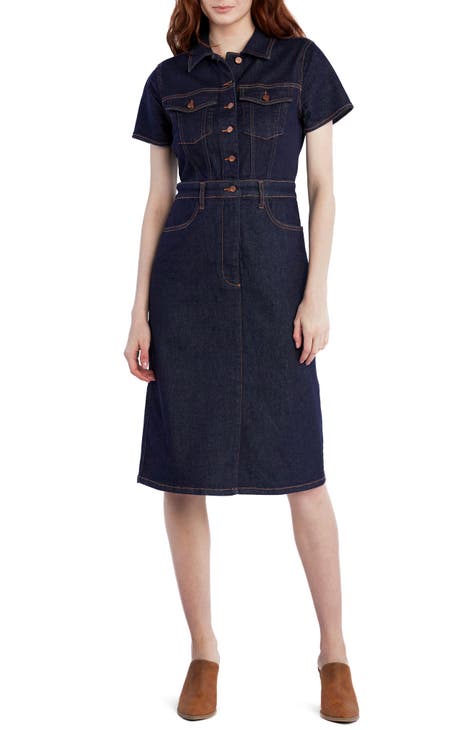 Women's Short Sleeve Denim Dresses | Nordstrom