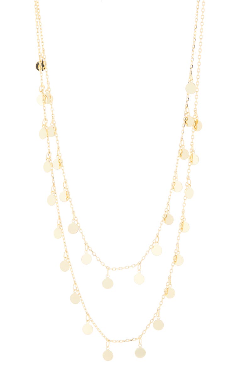 NORDSTROM RACK Shaky Disc Layered Necklace | Nordstromrack