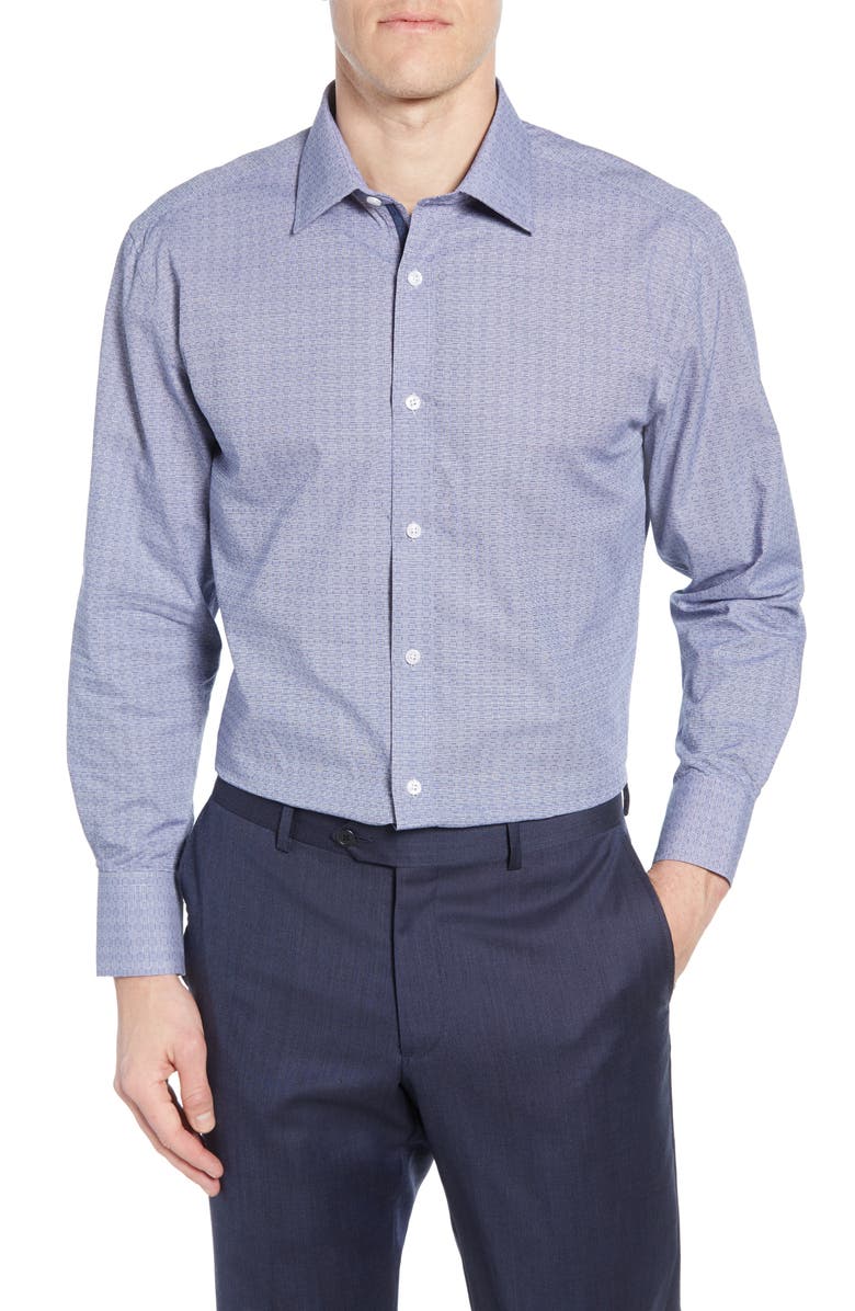 English Laundry Trim Fit Check Dress Shirt | Nordstromrack