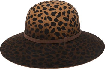 PHENIX Leopard Wool Floppy Hat | Nordstromrack