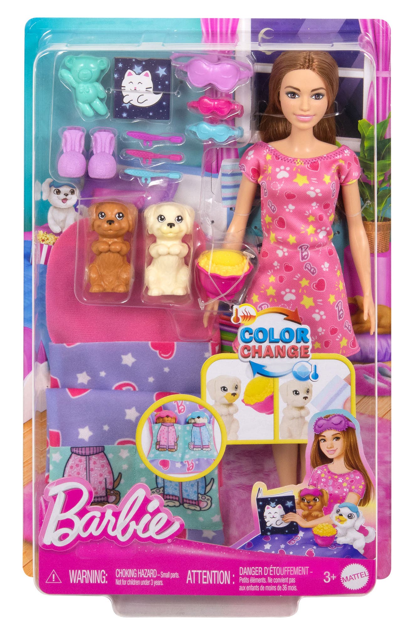 Barbie ® Doll & Puppy Slumber Party Playset | Nordstromrack