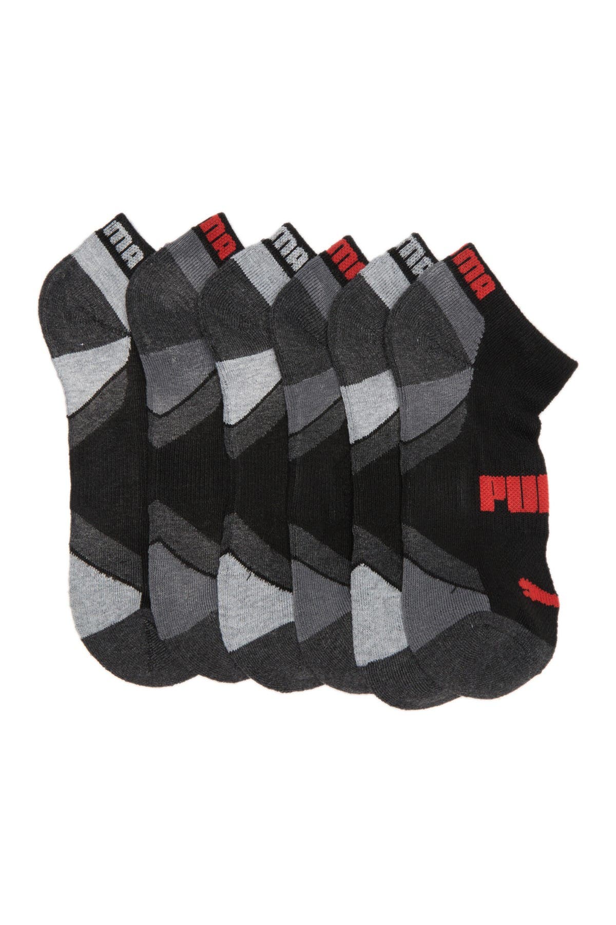 PUMA Half Terry Ultimate Low Cut Socks - Pack of 6 | Nordstromrack