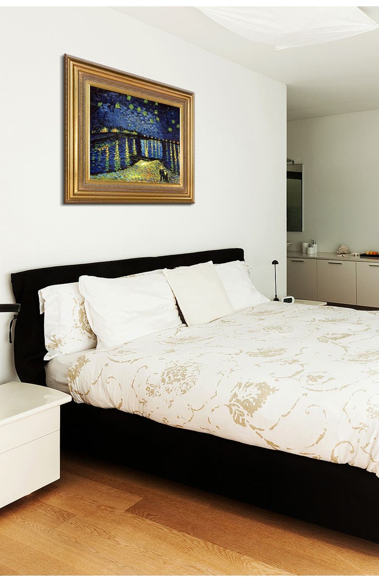 OVERSTOCK ART Starry Night Over the Rhone - Framed Oil Reproduction of ...