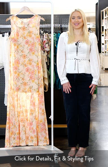 Petal & Pup Keani Floral Sleeveless Maxi Dress | Nordstrom