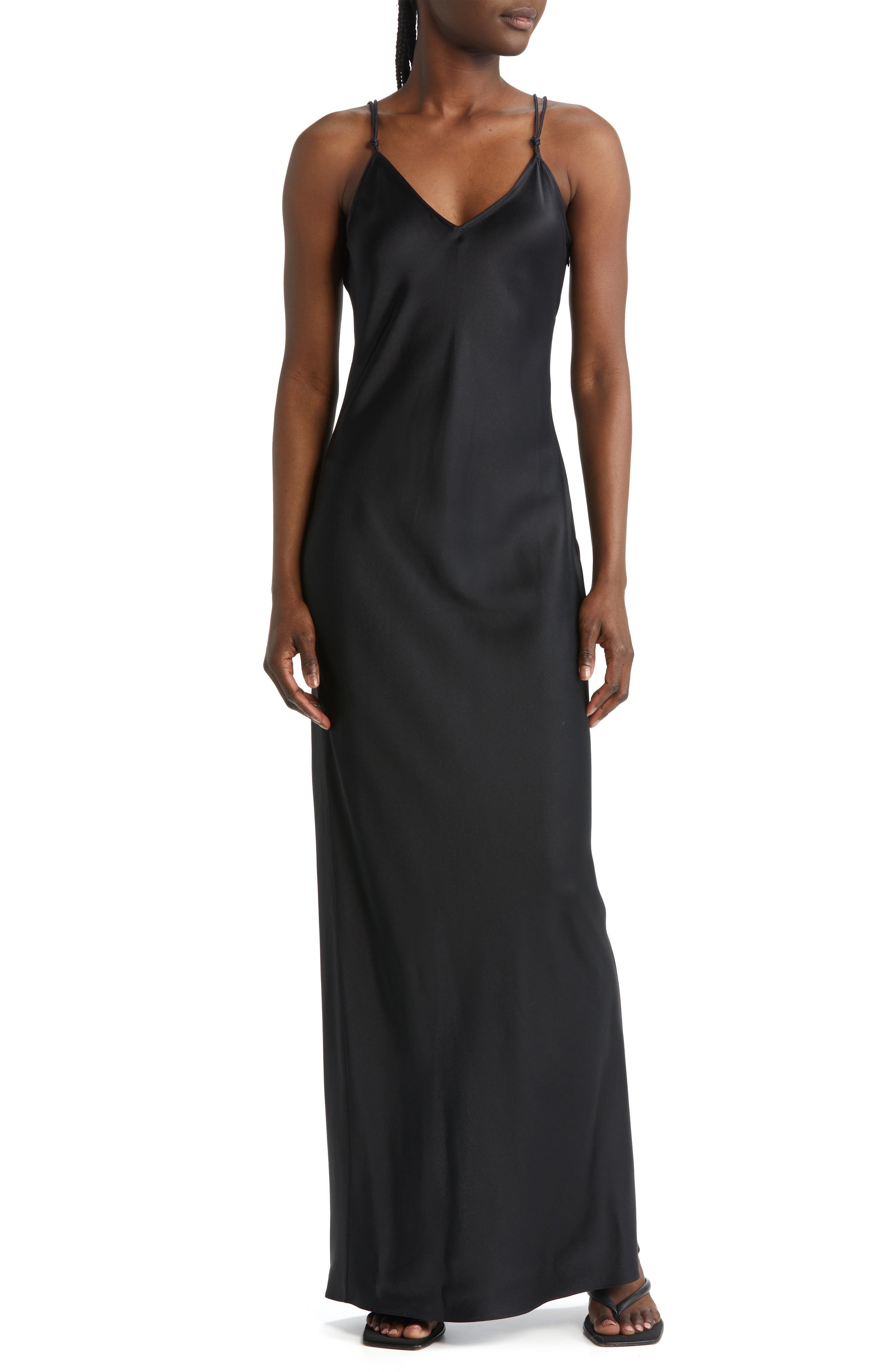 FRAME Silk Maxi Slipdress (Women) | Nordstromrack