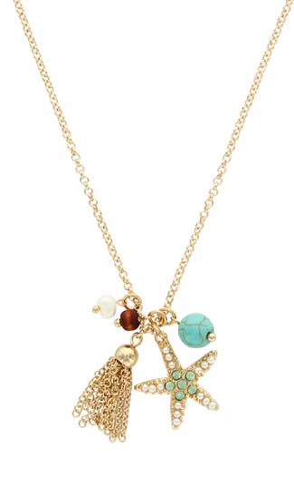OLIVIA WELLES Cindy Starfish Pendant Necklace | Nordstromrack