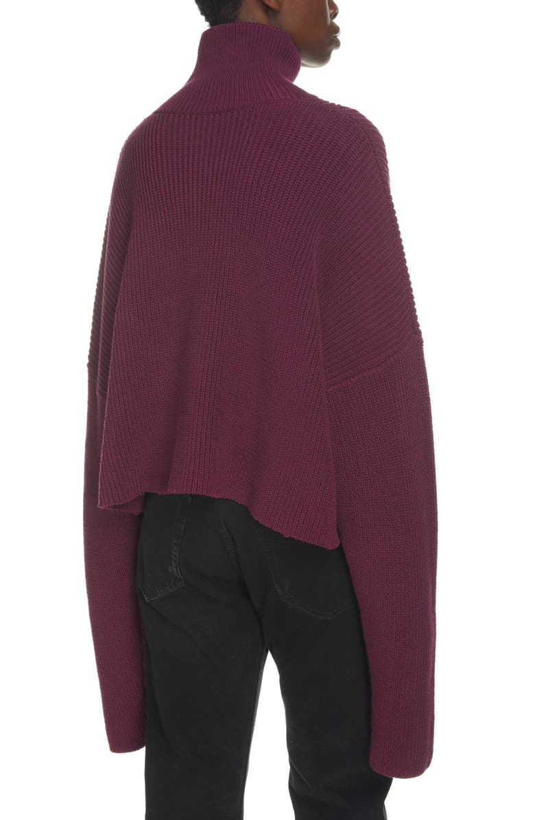 Balenciaga Crop Mock Neck Sweater | Nordstromrack