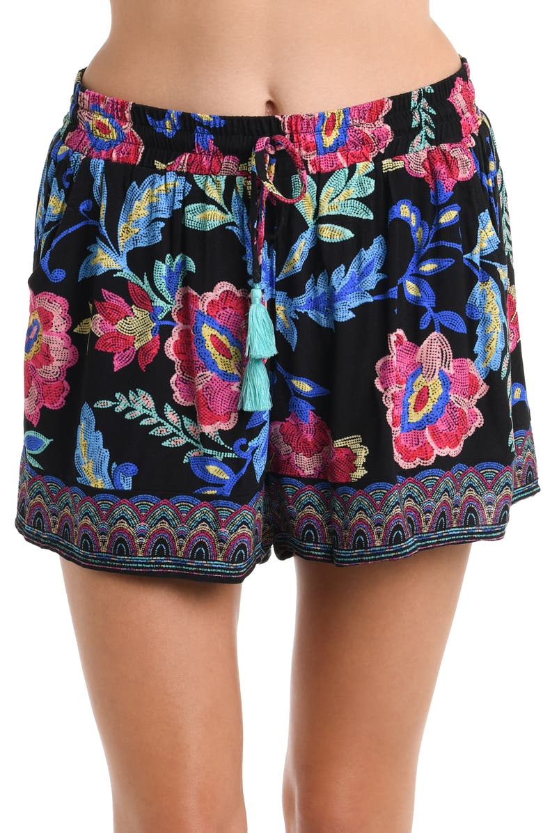 La Blanca Midnight Beach Cover-Up Shorts | Nordstromrack