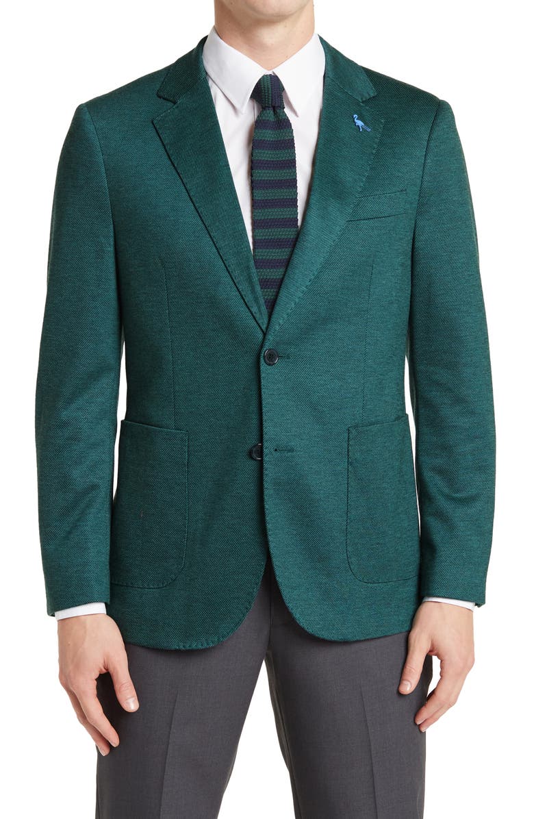 TailorByrd Twill Textured Notch Collar Two Button Jacket | Nordstromrack