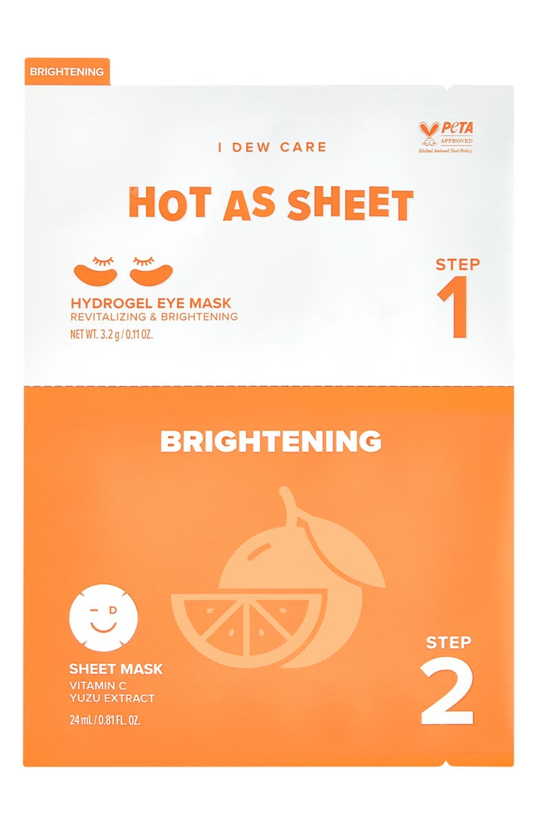 I DEW CARE Hot As Sheet Brightening Eye & Sheet Mask Set | Nordstromrack