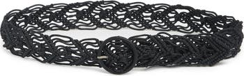 Linea Pelle Macramé Belt | Nordstromrack