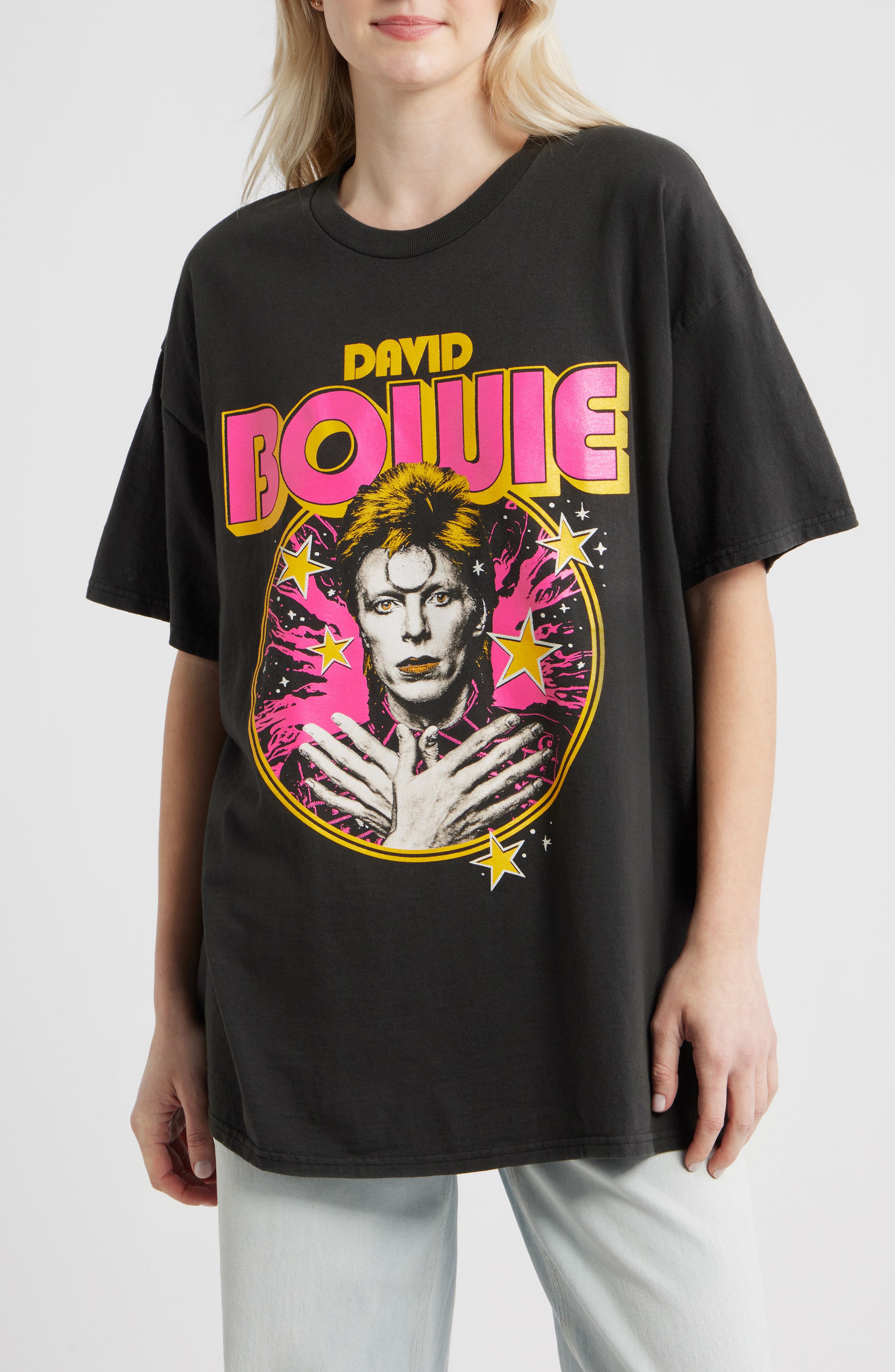 David Bowie Cotton Graphic T-Shirt (Women) | Nordstromrack