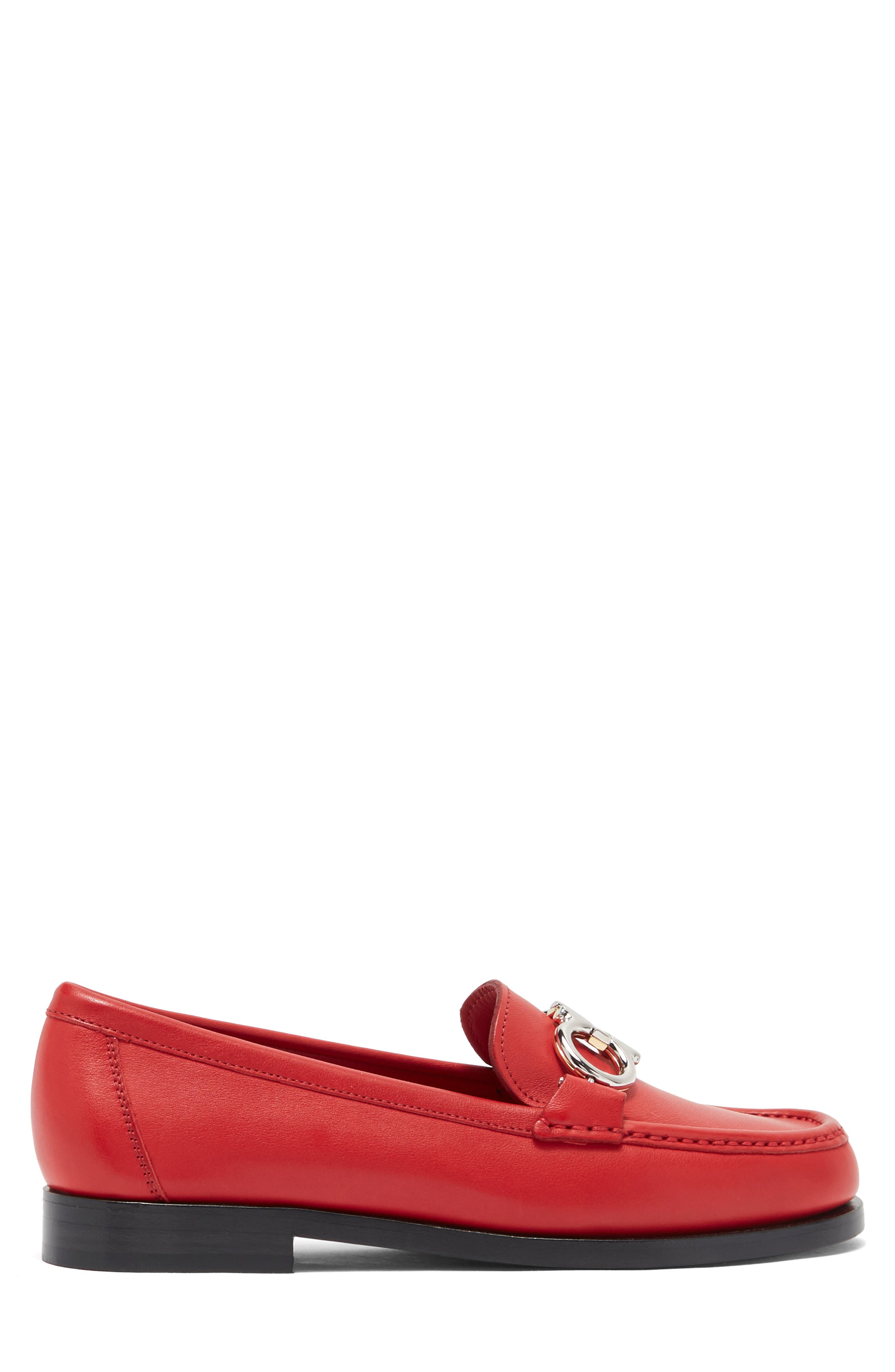 FERRAGAMO Hardware Leather Loafer (Women) | Nordstromrack