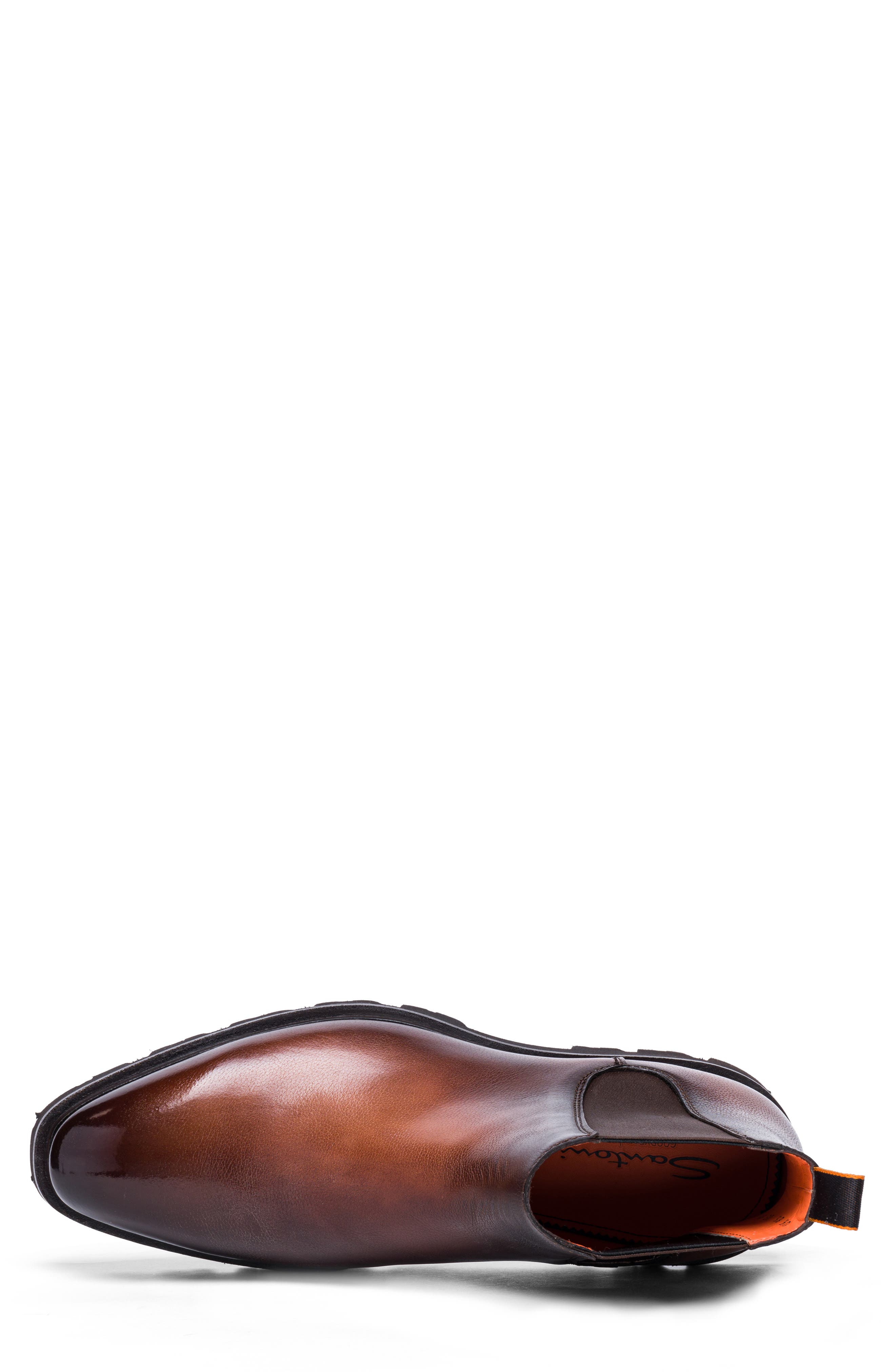 Santoni Burished Leather Chelsea Boot (Men) | Nordstromrack