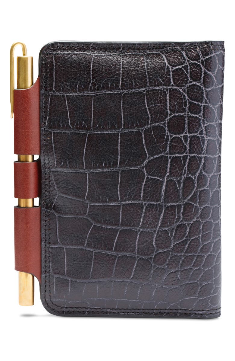 Bosca Embossed Leather Field Journal | Nordstrom