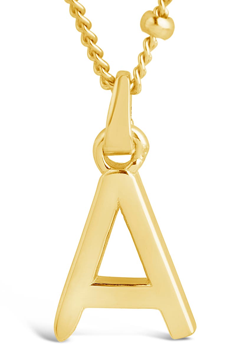 Sterling Forever 14K Gold Vermeil Initial Necklace | Nordstromrack