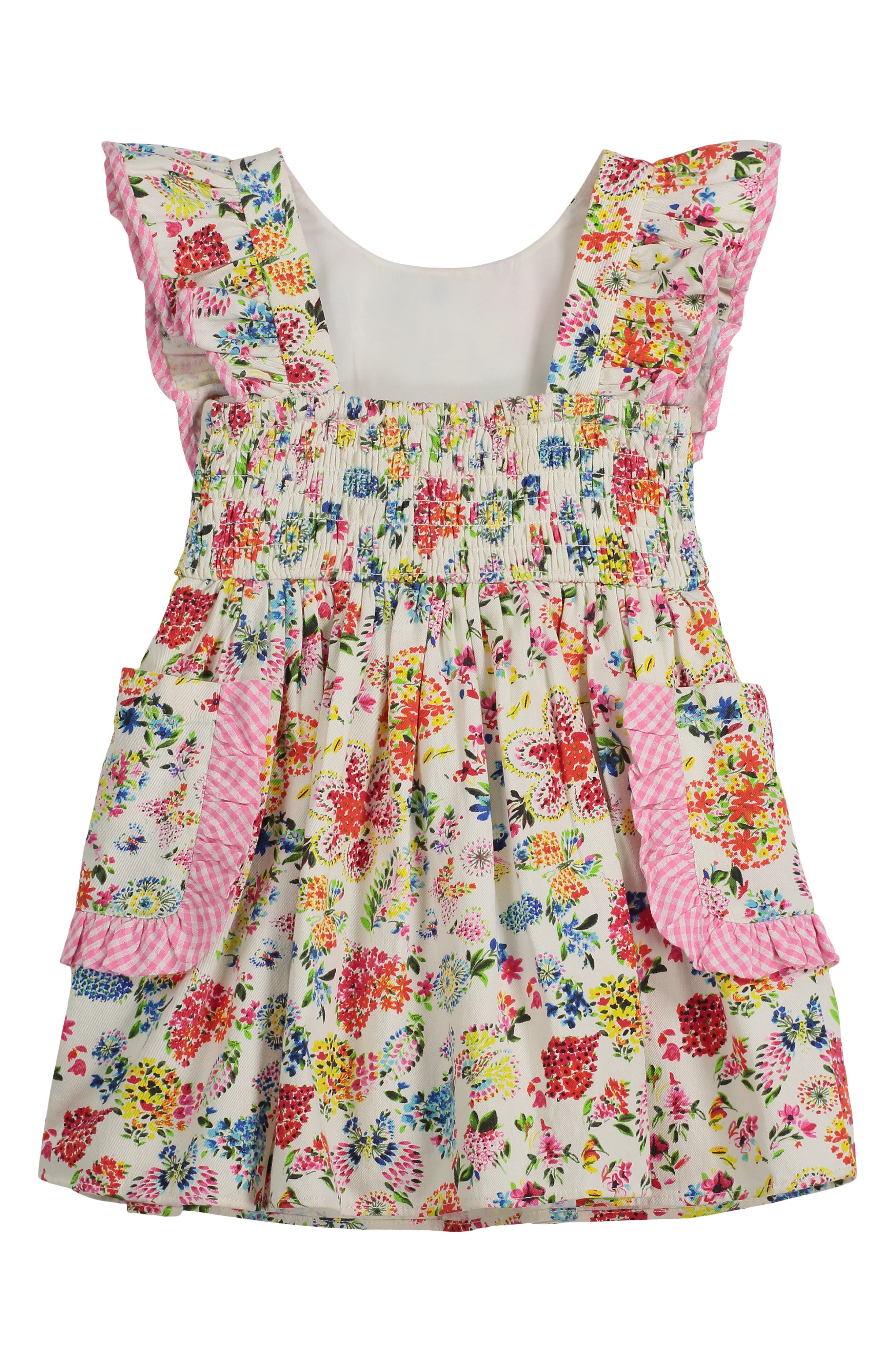 Pastourelle by Pippa & Julie Kids' Floral Print Apron Dress | Nordstromrack