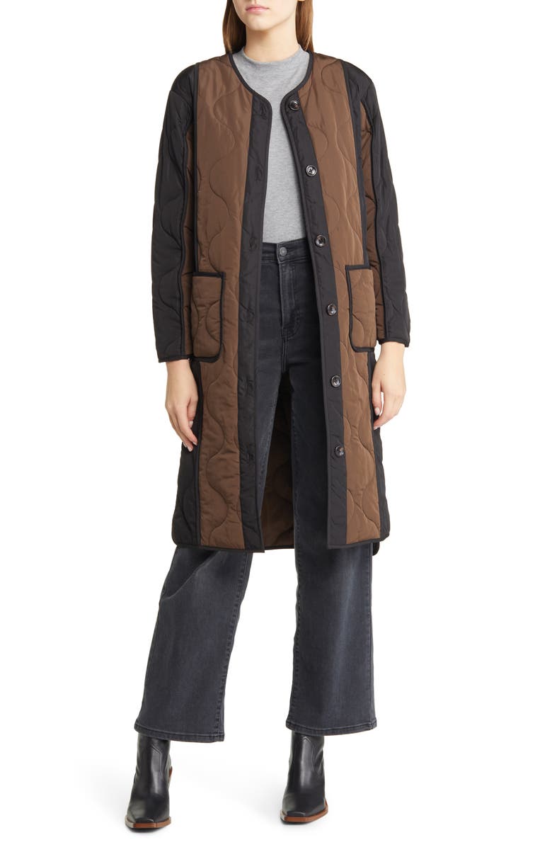 Rails Andres Quilted Two-Tone Coat | Nordstromrack