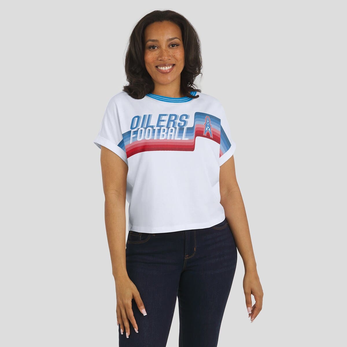 WEAR by Erin Andrews Women's WEAR by Erin Andrews White Houston Oilers ...