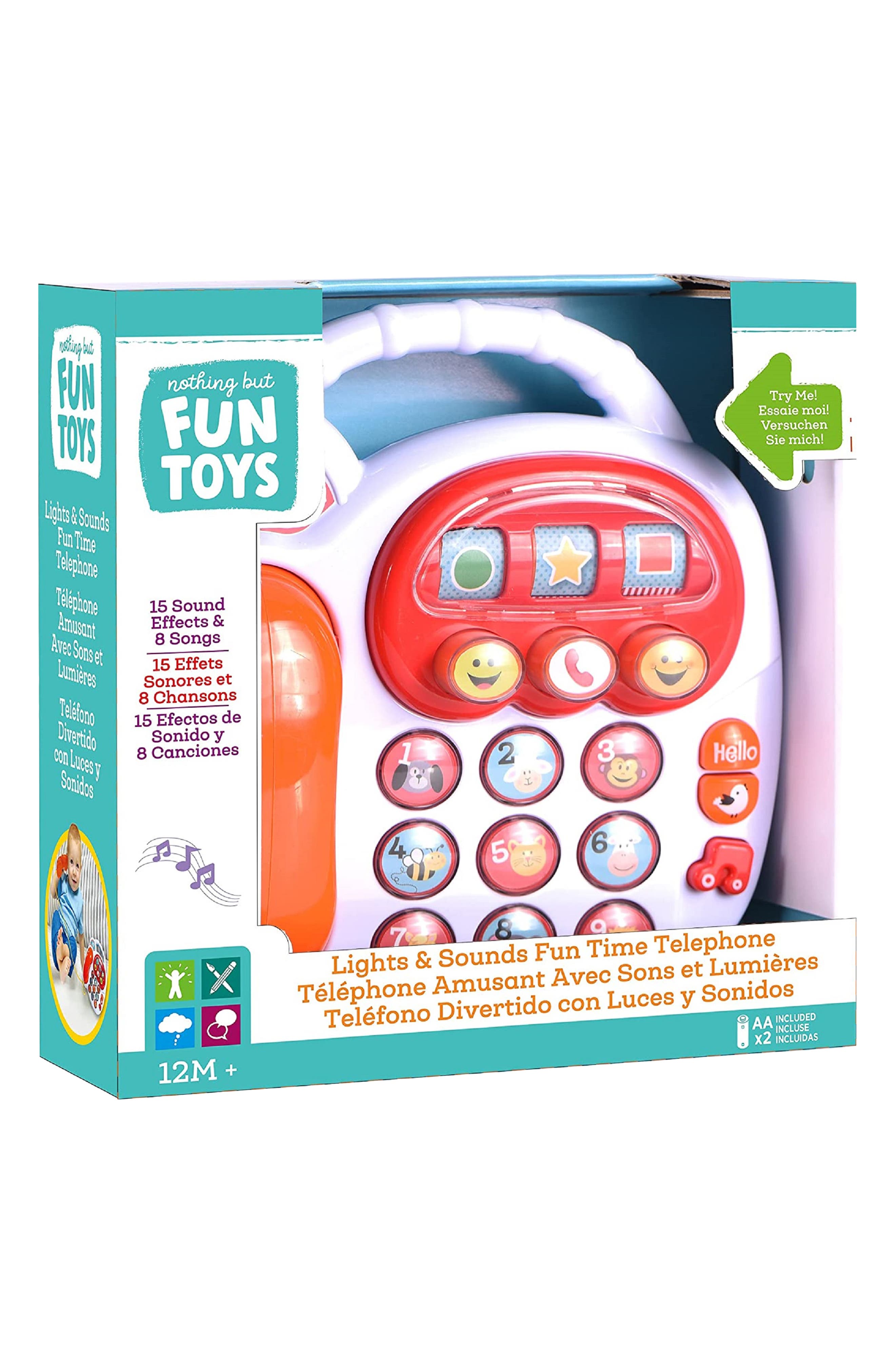 NOTHING BUT FUN Lights & Sounds Fun Time Telephone Toy | Nordstrom