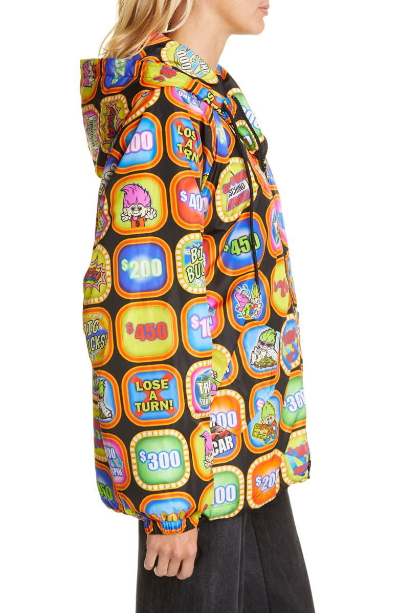Moschino x Good Luck Trolls Print Nylon Windbreaker Jacket | Nordstromrack