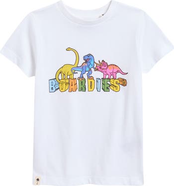 Boardies Kids' Dinosaur Logo Cotton Graphic T-Shirt | Nordstromrack