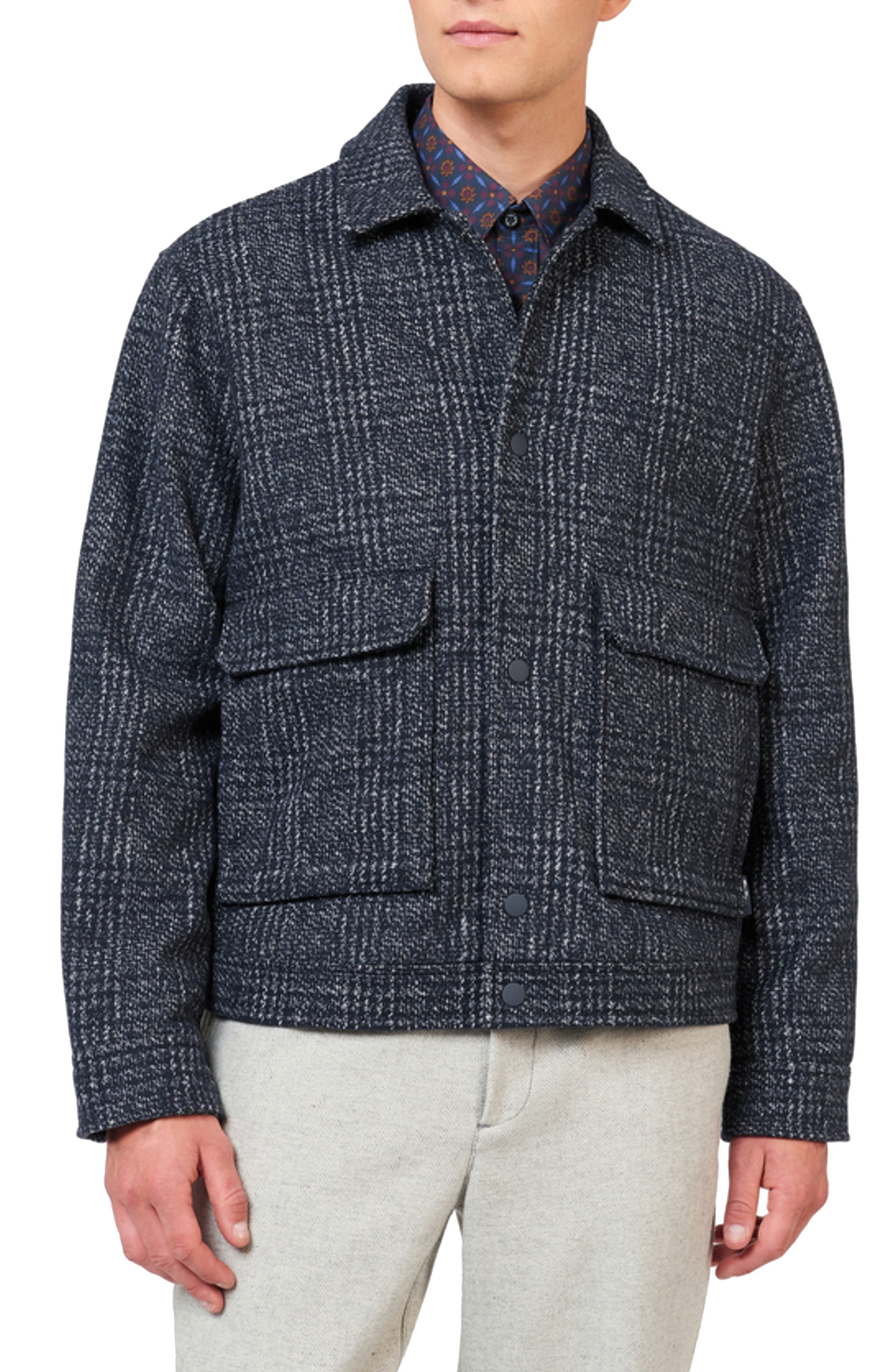 Ben Sherman Plaid Wool Blend Jacket | Nordstrom