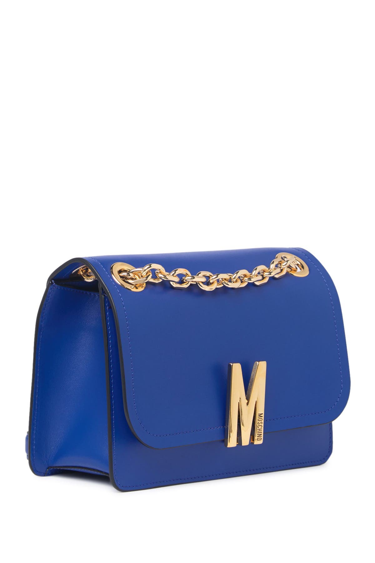 Moschino Foldover Brand Logo Buckle Shoulder Bag | Nordstromrack