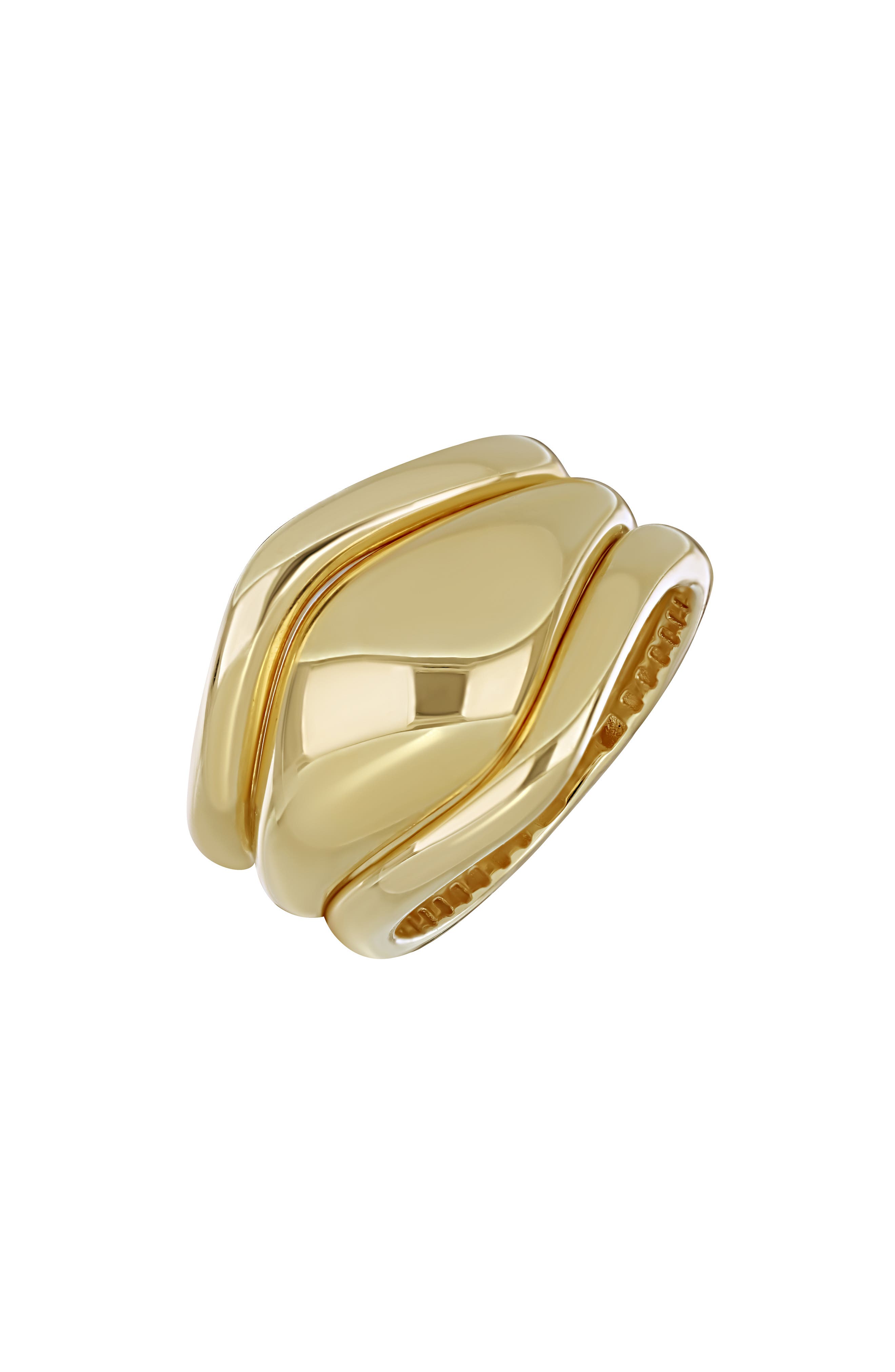 Bony Levy Set of 3 14K Gold Stacking Rings | Nordstrom