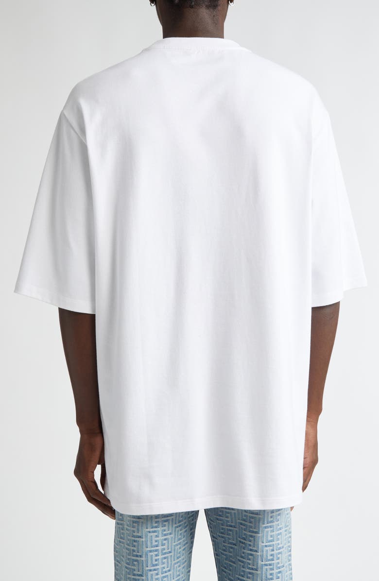 Balmain Postcard Print Cotton Graphic T-Shirt | Nordstromrack